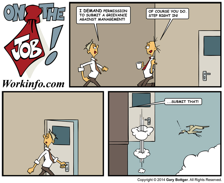 Grievance Procedure - Workinfo.com Cartoons